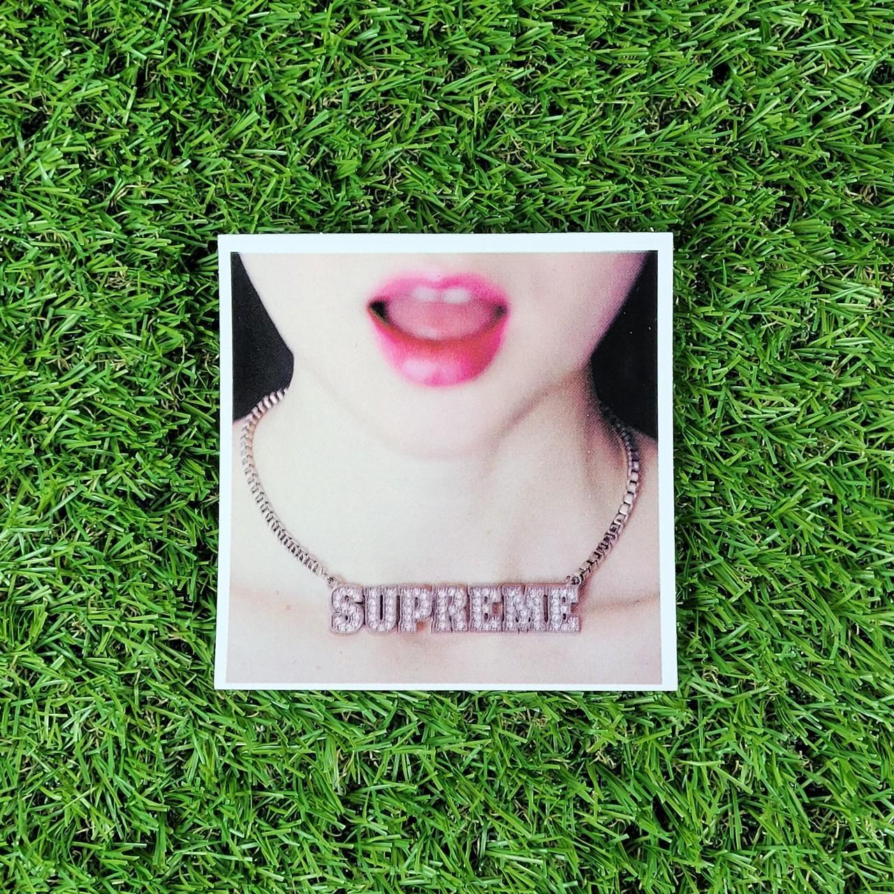 Supreme Necklace Sticker SS18 New 100% Genuine... - Depop