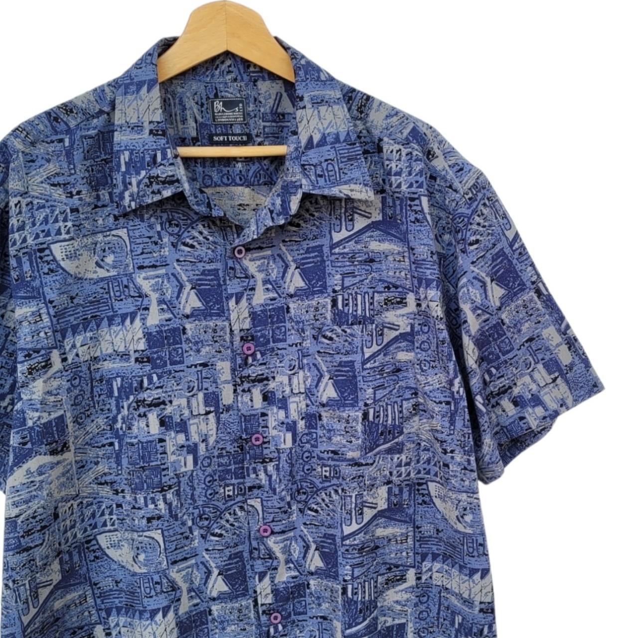 Men's Vintage 90s BHS Funky Abstract Single Stitch... - Depop