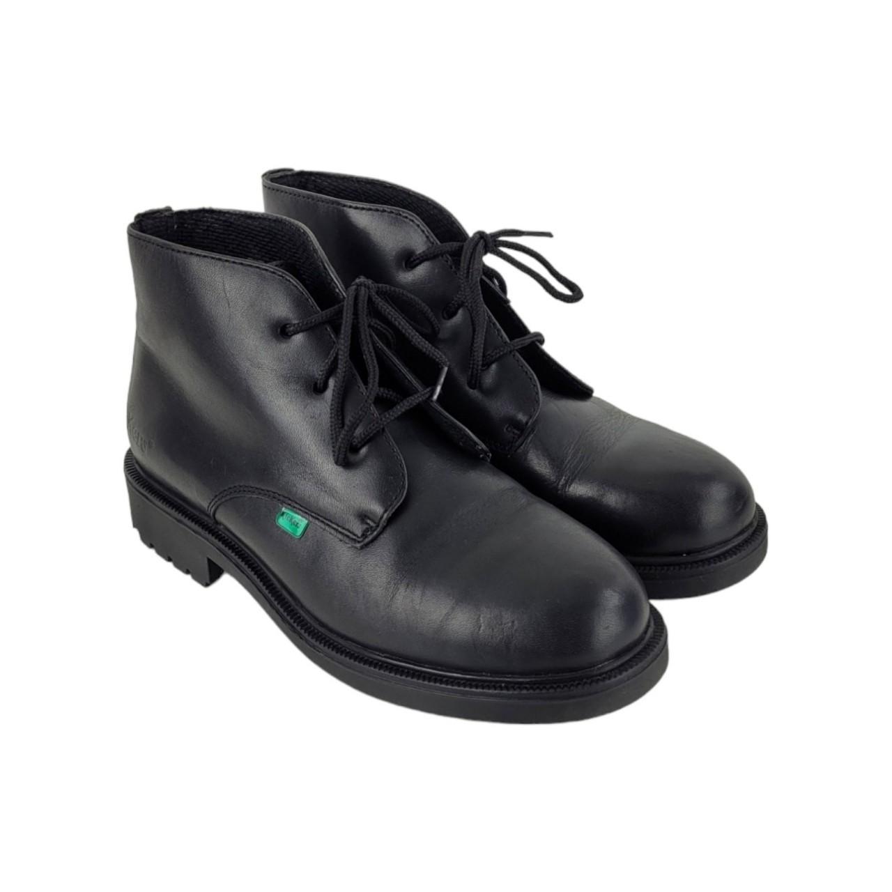 Women's Vintage Kickers Black Boots, Hi Shoes Size 5... - Depop