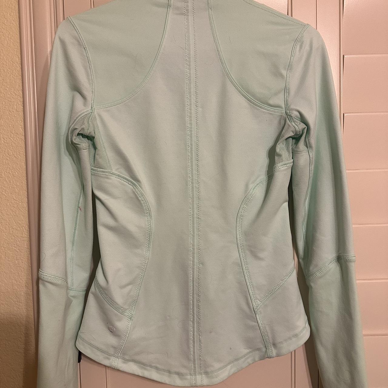 Lululemon Mint Green Define Jacket - Size 4 - - Depop