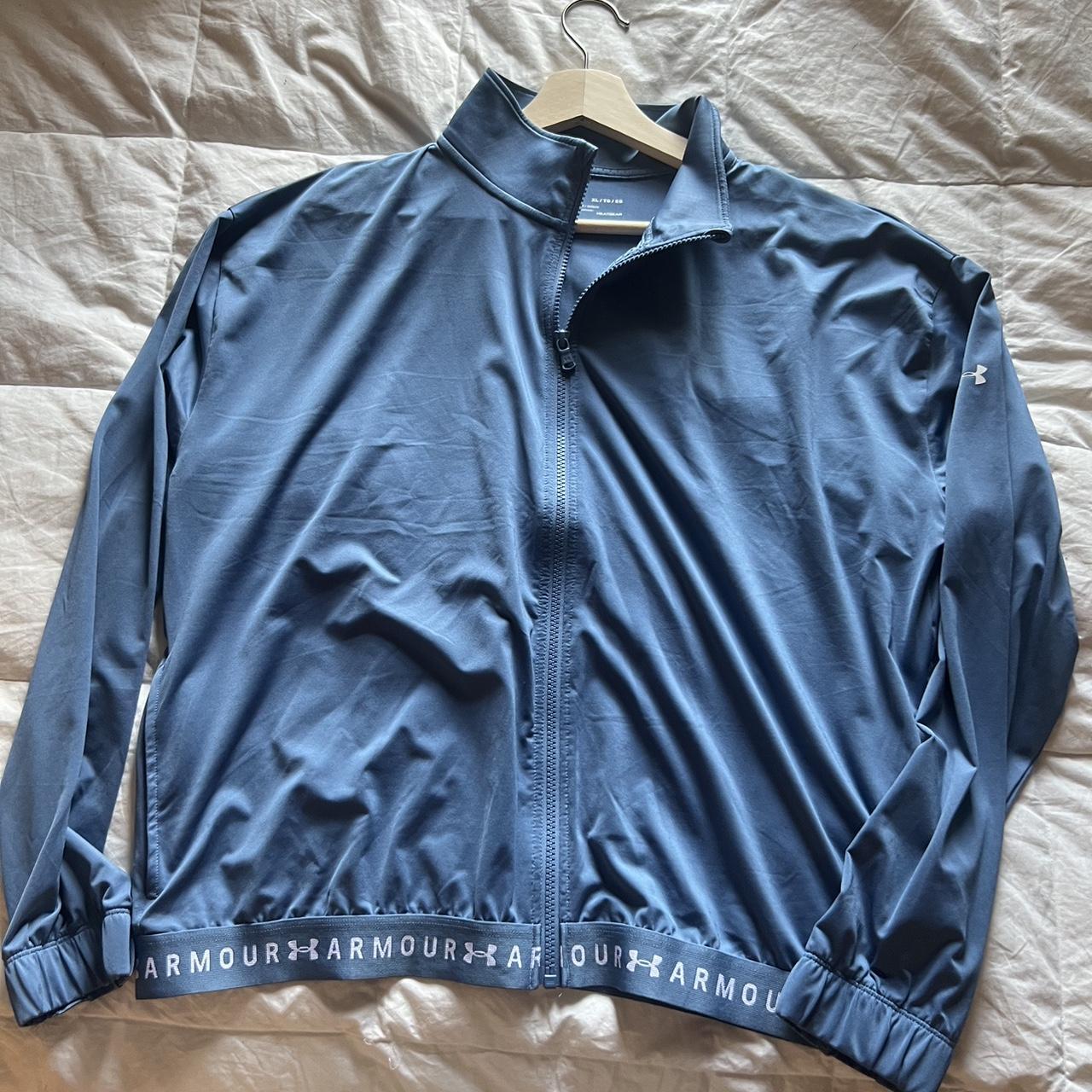Say What? Women's Blue Jacket | Depop