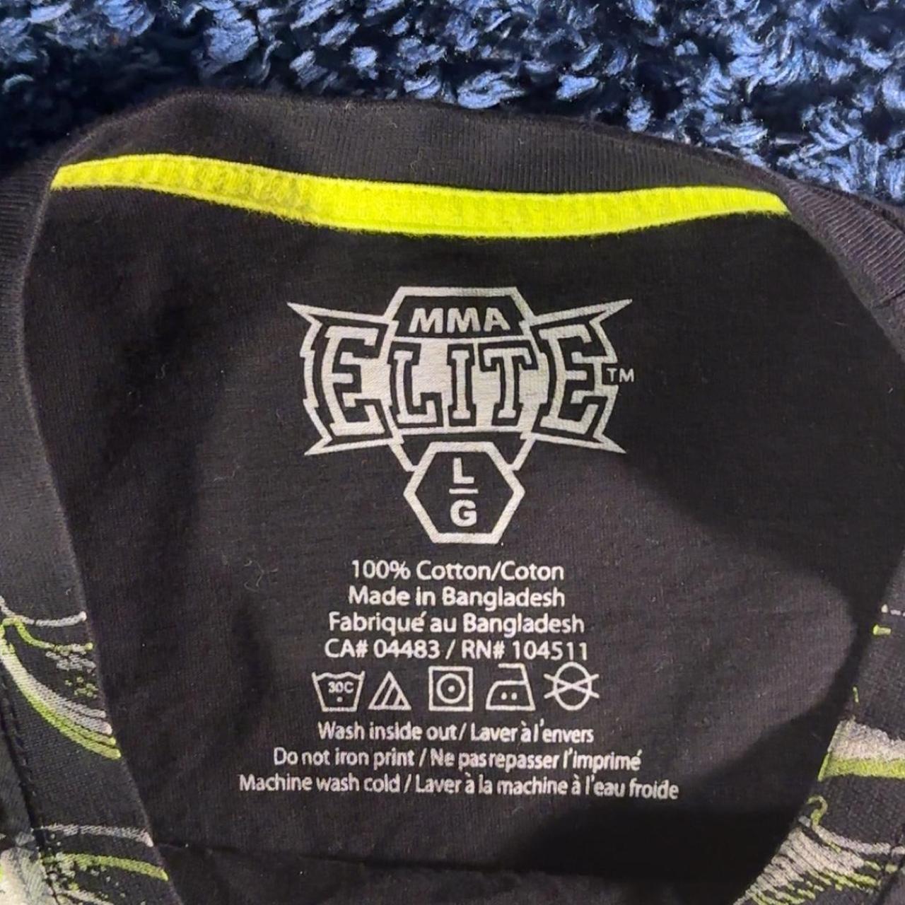 MMA Elite T-Shirt Size -> Large Measurements ->... - Depop