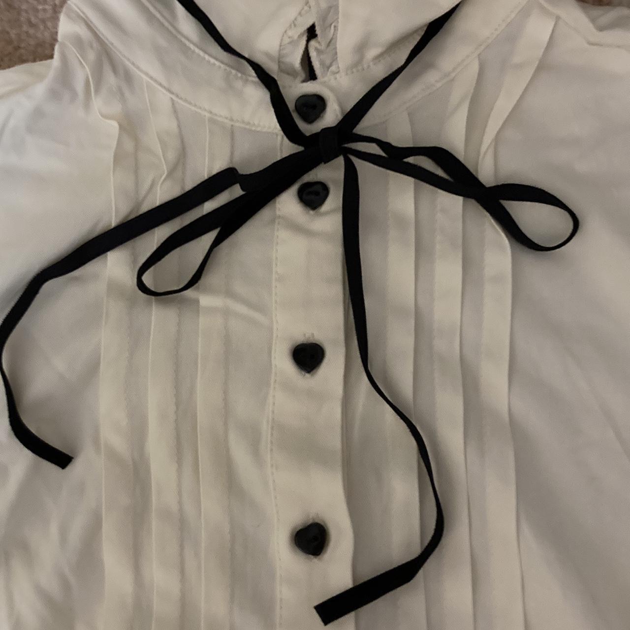 Goth Lolita blouse from hot topic XS #goth... - Depop