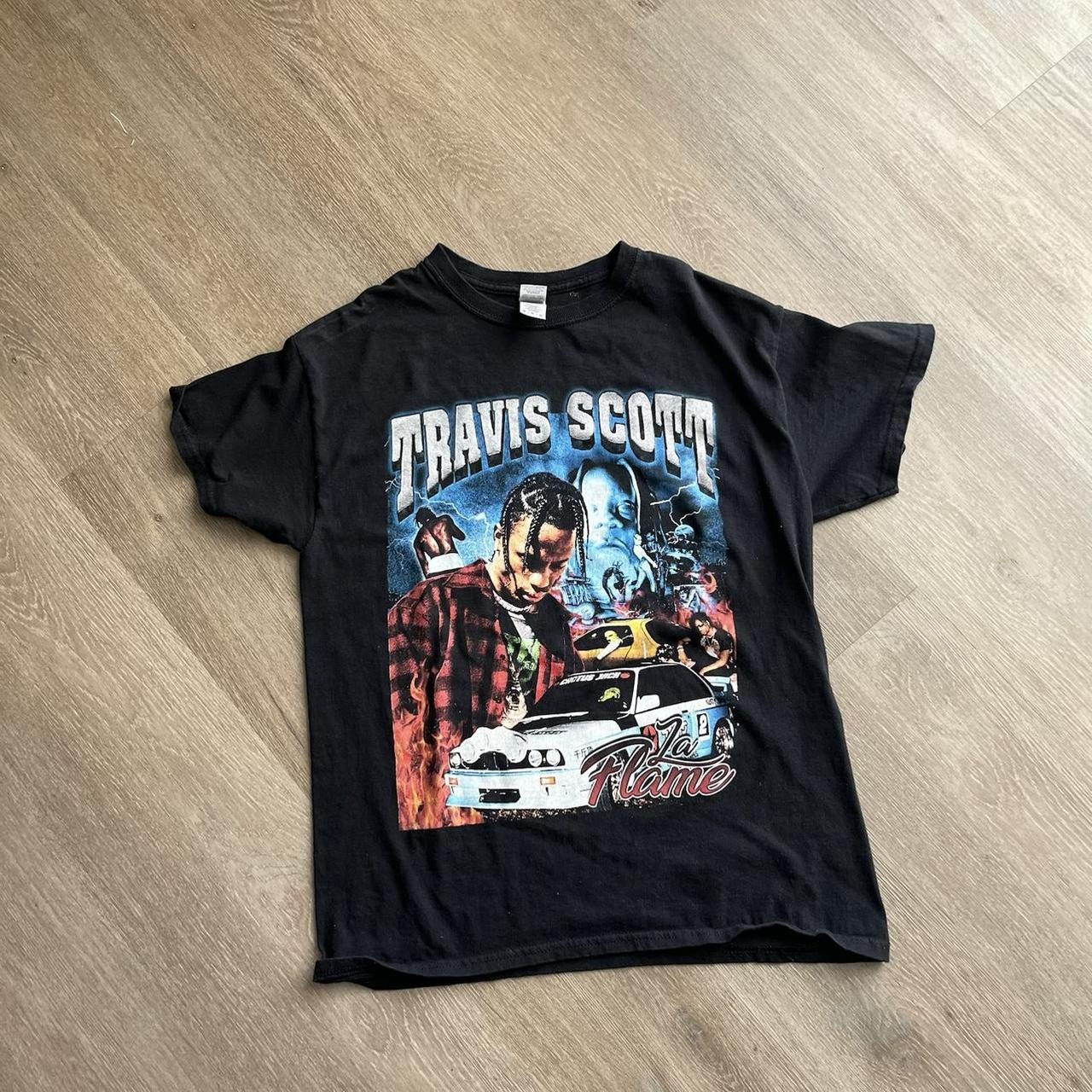 Travis Scott Tee Fanmade - Depop