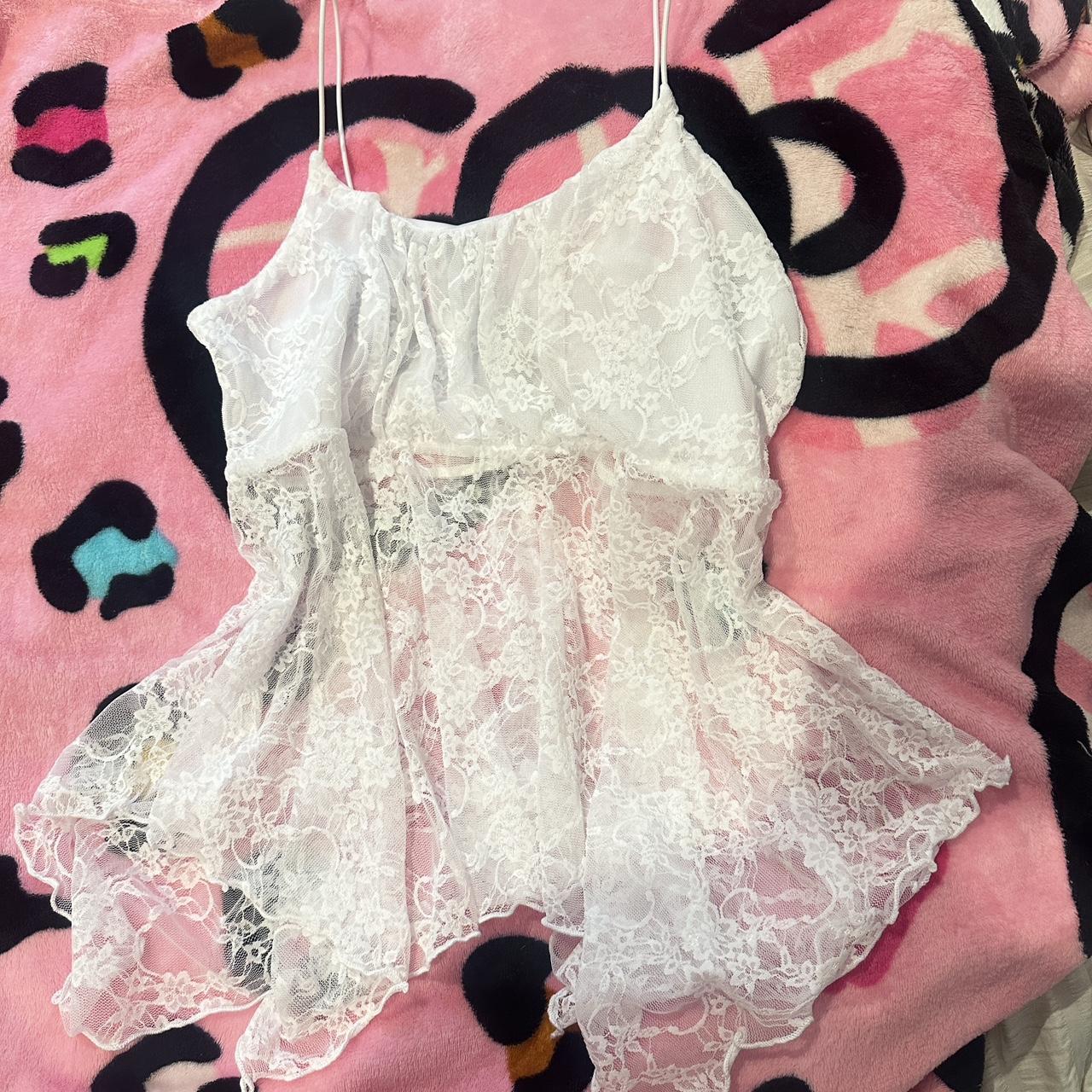 Flowy White Shirt 🤍 Super cute and stretchy... - Depop