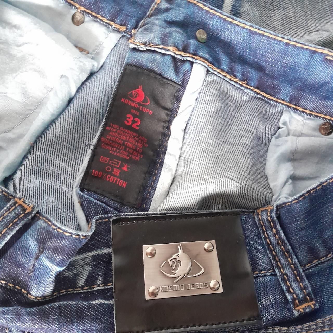 kosmo and lupo jeans y2k style low rise skinny... - Depop