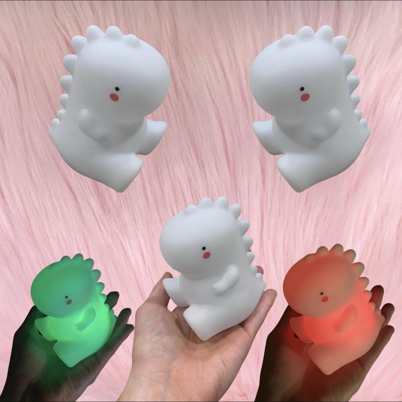 small color changing Dino light 🦕 has more colours... - Depop