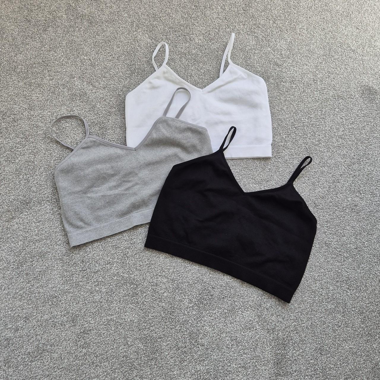 Primark Bralette Crop Tops - Size Medium 12-14 set... | Depop