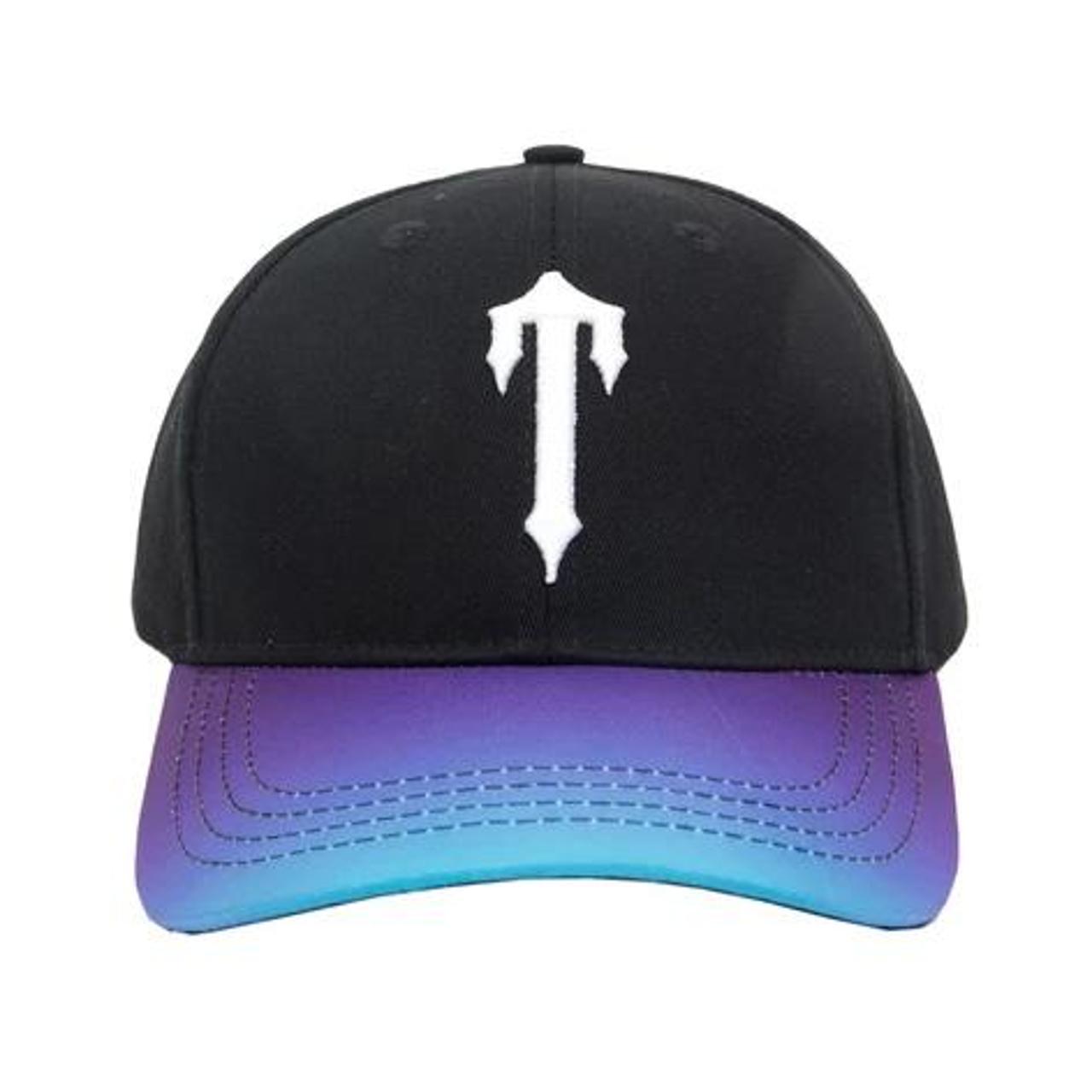 Mens Black Trapstar Irongate Gradient SnapBack... - Depop