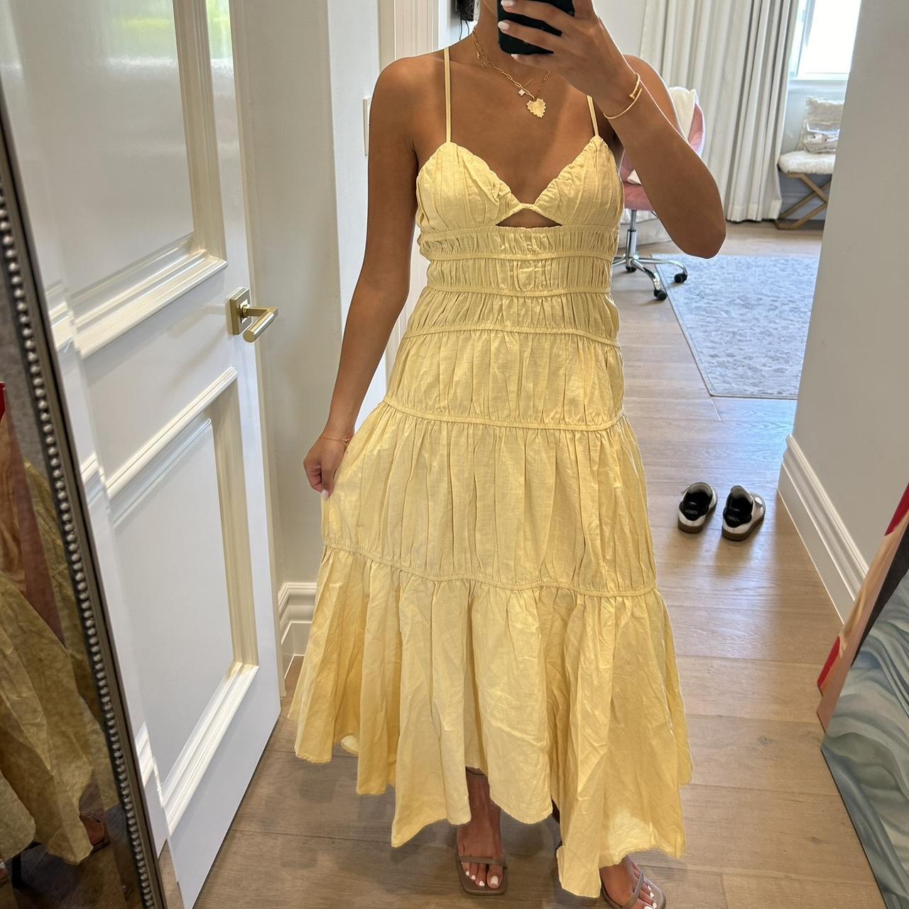 REVOLVE SNDYS linen dress - WORN ONCE!! Perfect for... - Depop