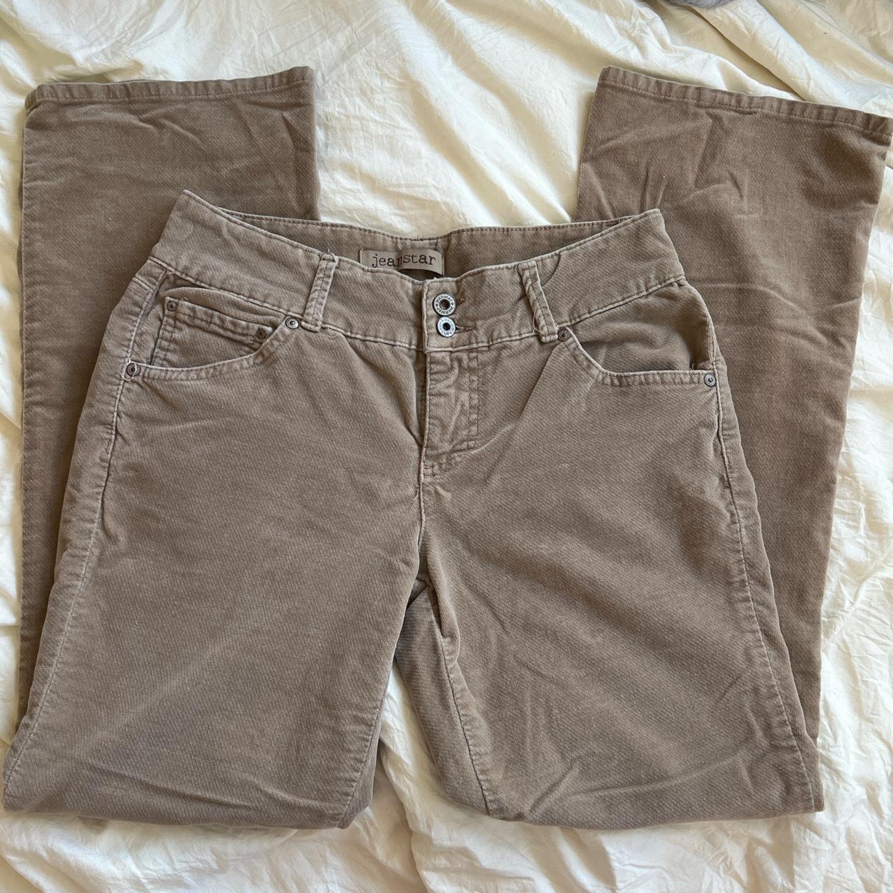 Jean star size 6! Corduroy low rise pants. Really... - Depop