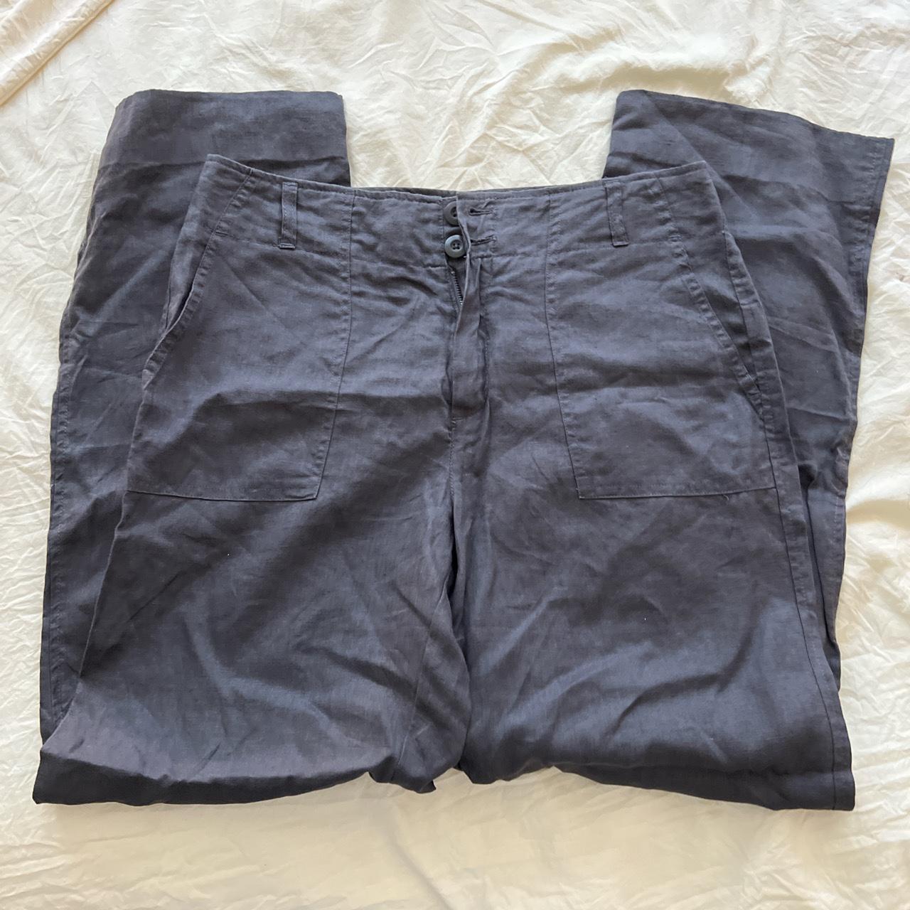 Linen pants! Brand is Cynthia rowey. Size 6. Labeled... - Depop