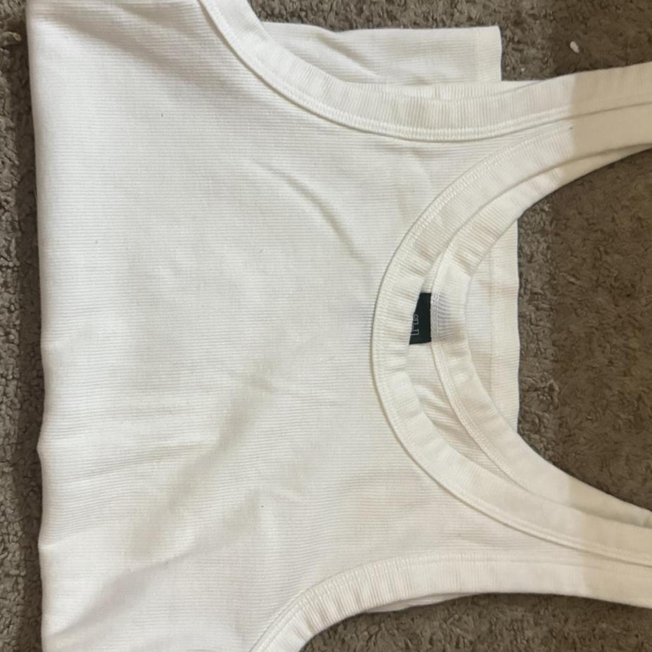 Wild fable target white tank top, full... - Depop