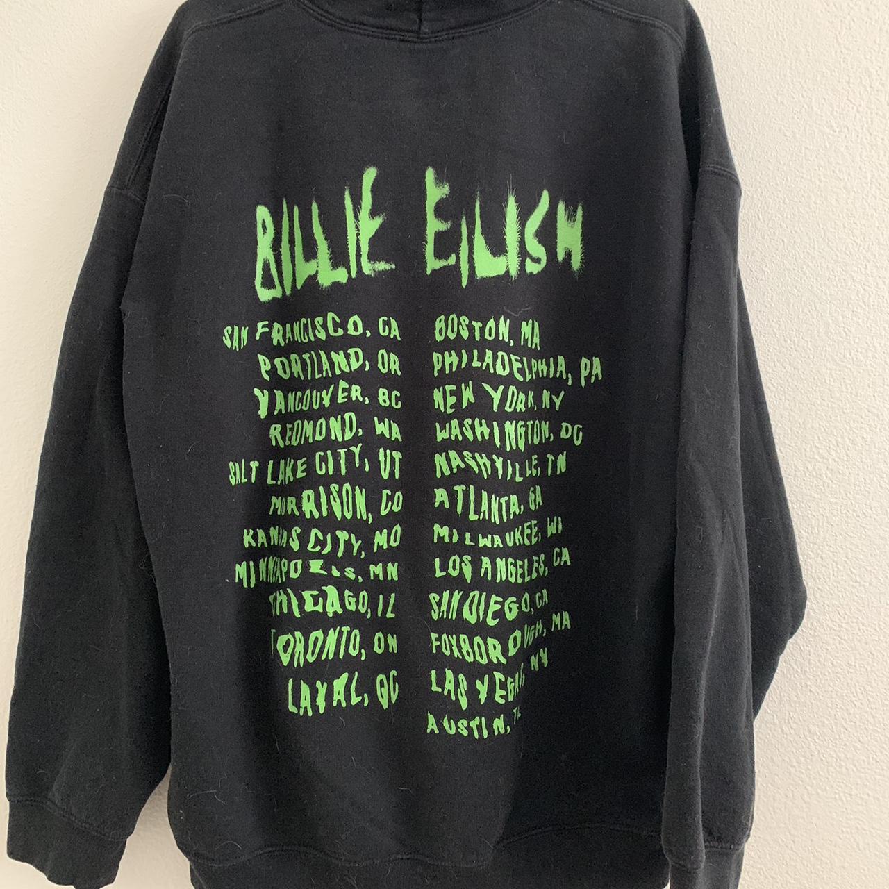 Billie Eilish tour merch 💚🖤 i got this when i saw... - Depop