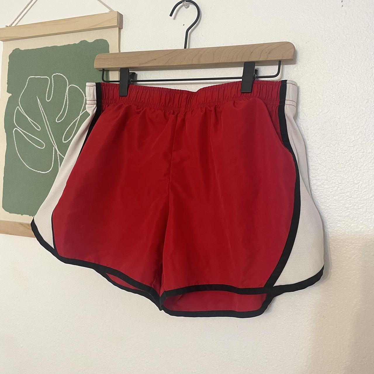 Red Athletic Shorts Depop