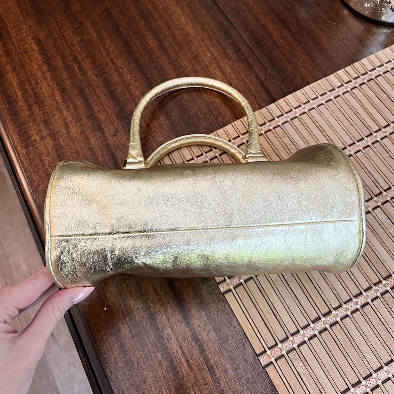 Gold mini bag!! The perfect accessory for a night... - Depop