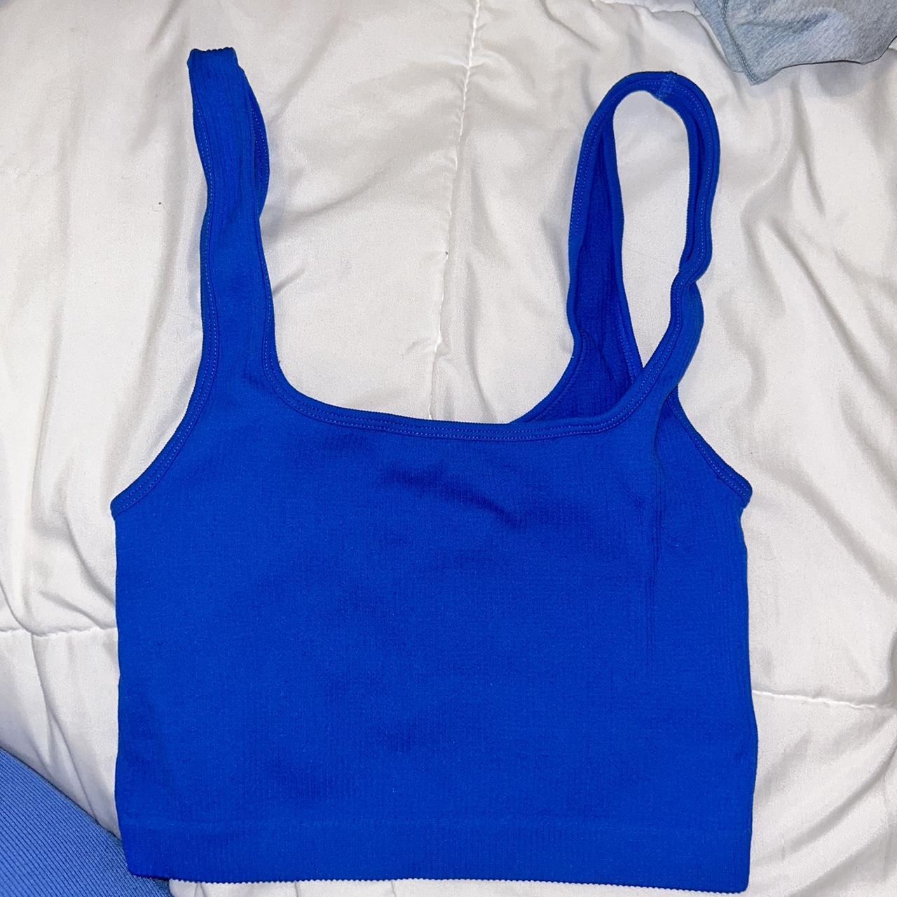 Zara Womens Blue Vest Depop