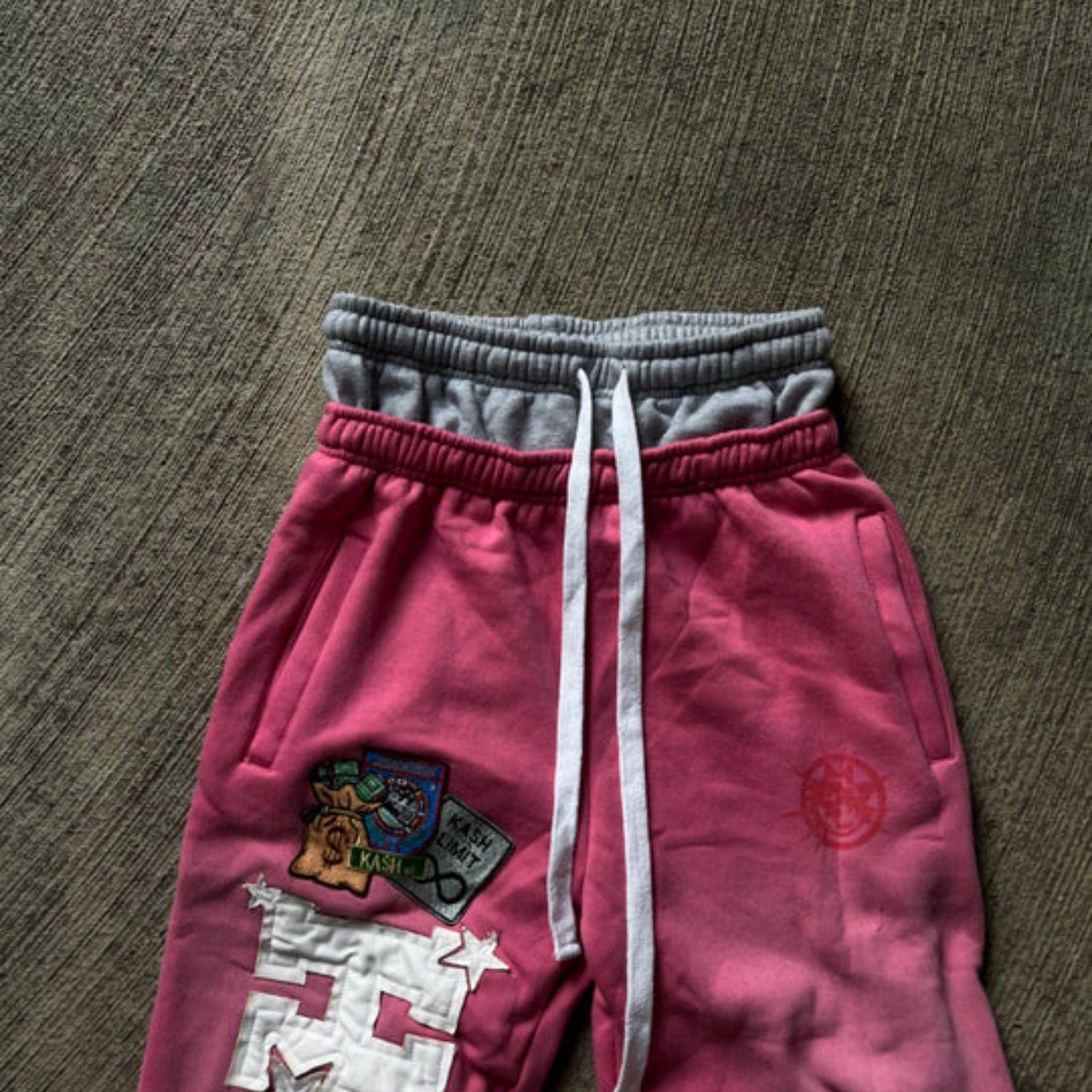 PINK “KASH” Sweatpants | Streetwear | Wide Leg Size:... | Depop