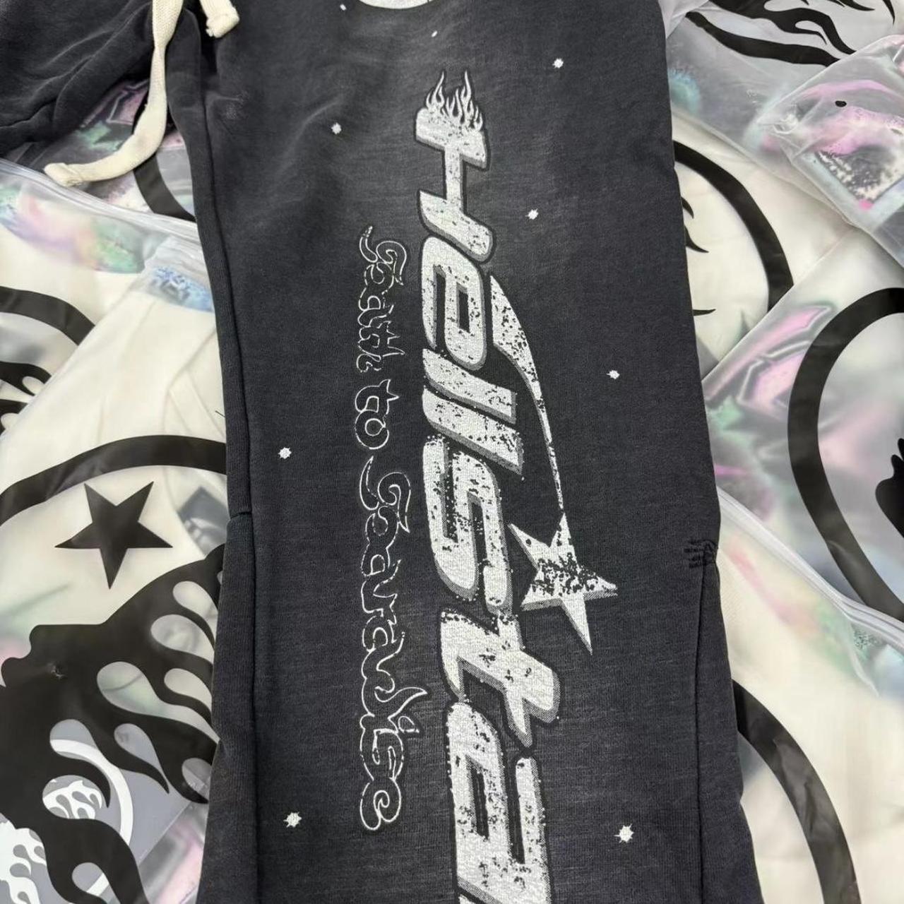 Grey Hellstar pants Price is firm Shipping only to... - Depop