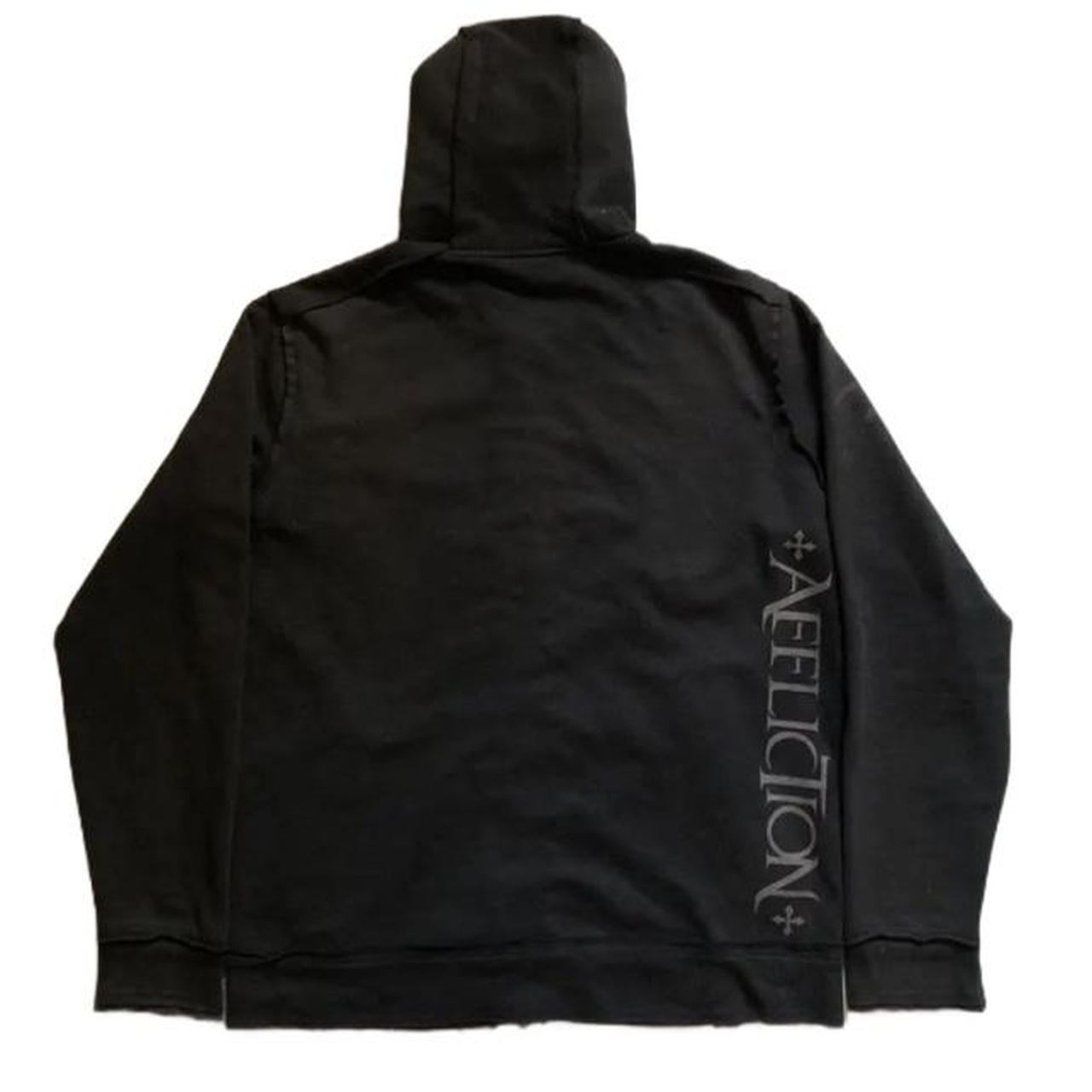 Affliction zip up hoodie - Depop