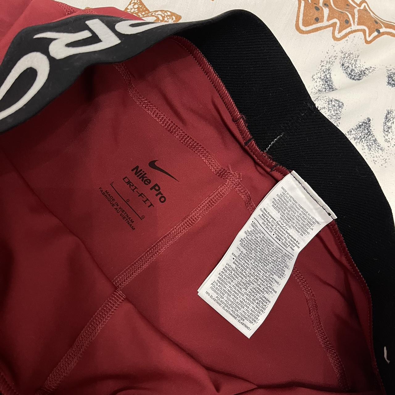 New red Nike pro shorts Not worn but took off tags... - Depop