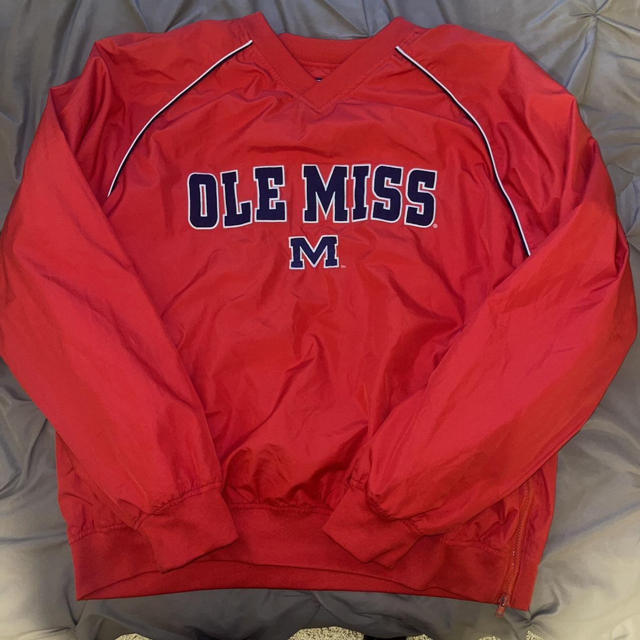 Ole miss pull over. Only worn a few times. Had a... - Depop