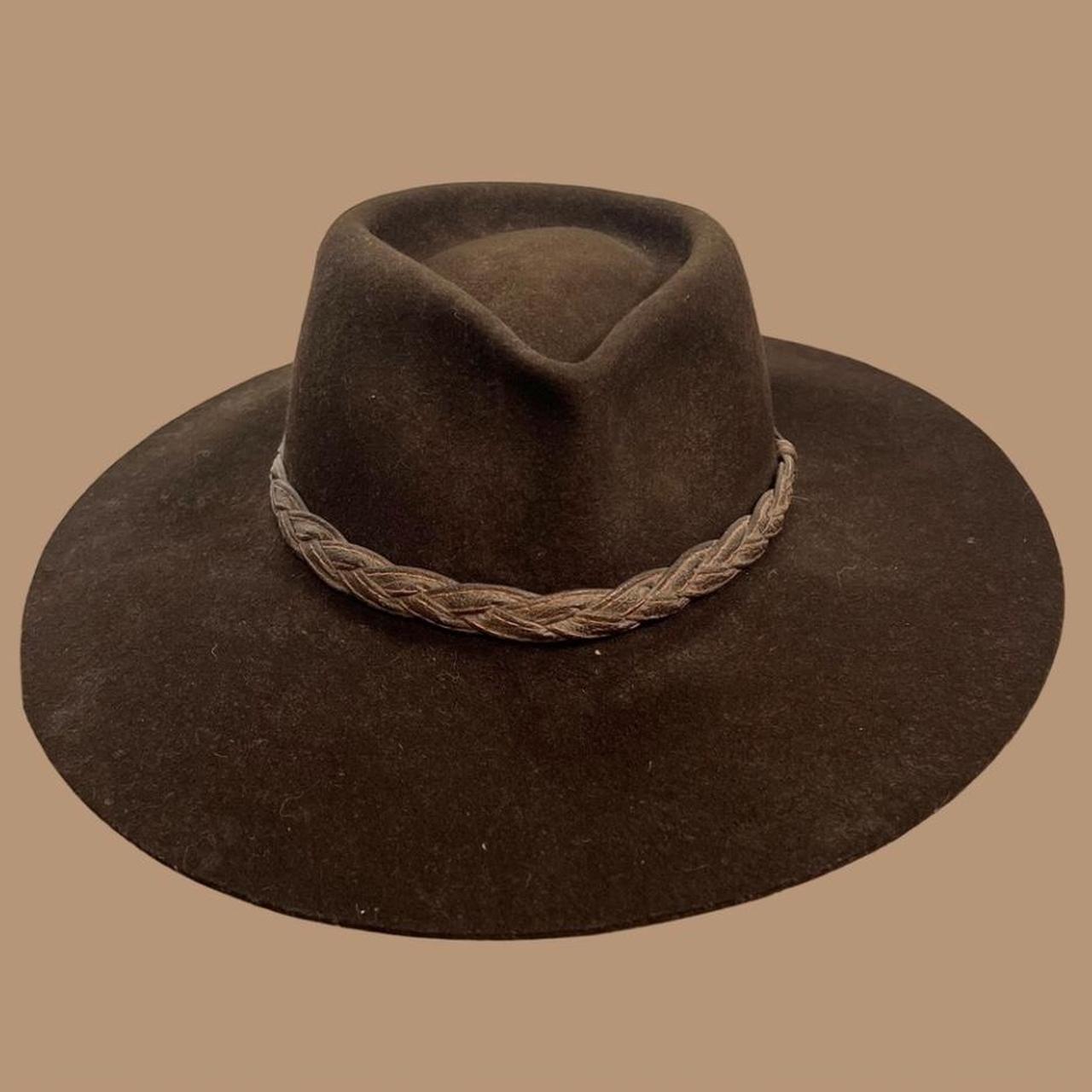 Vintage brown wool rancher cowboy hat 🐍 This... - Depop