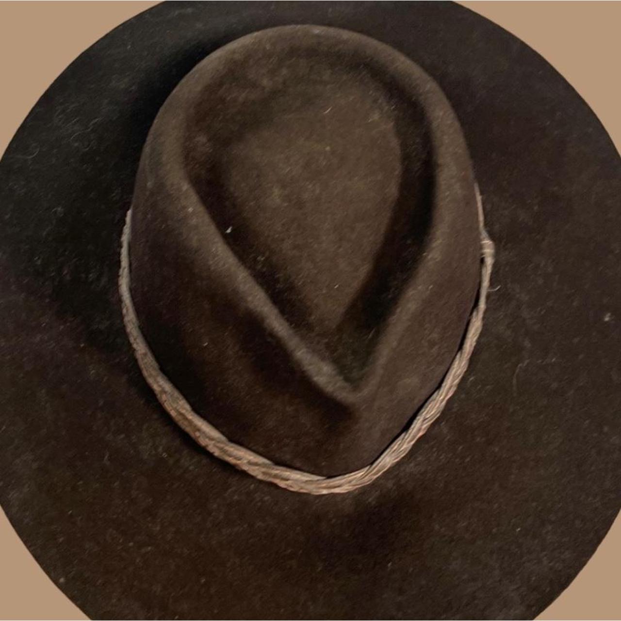 Vintage brown wool rancher cowboy hat 🐍 This... - Depop