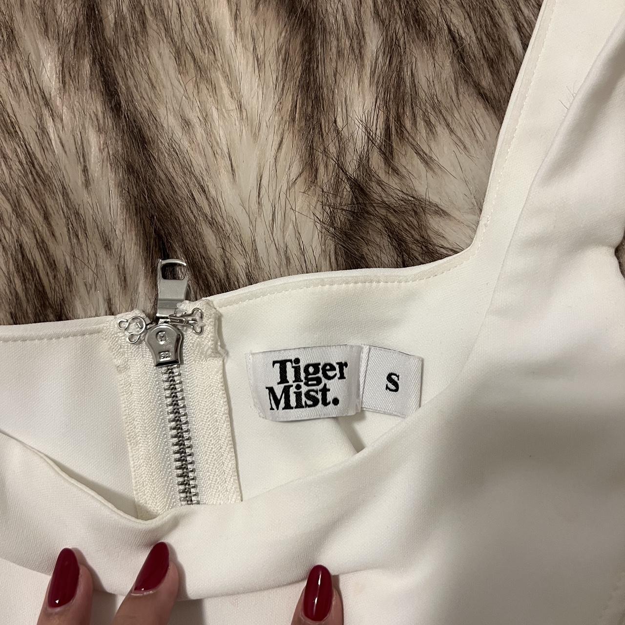 Tiger mist white corset - Depop