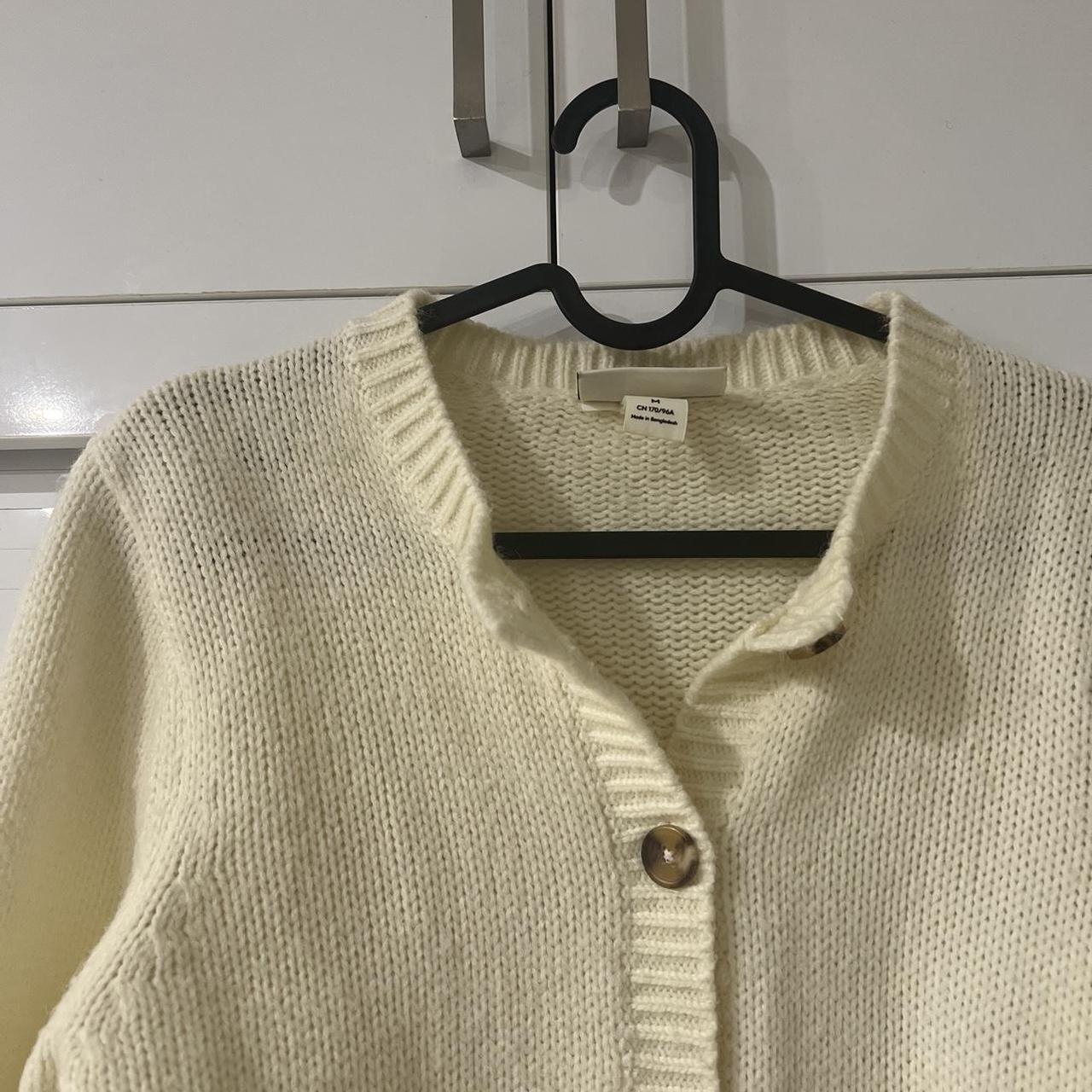 MONKI knitted cardigan - Depop