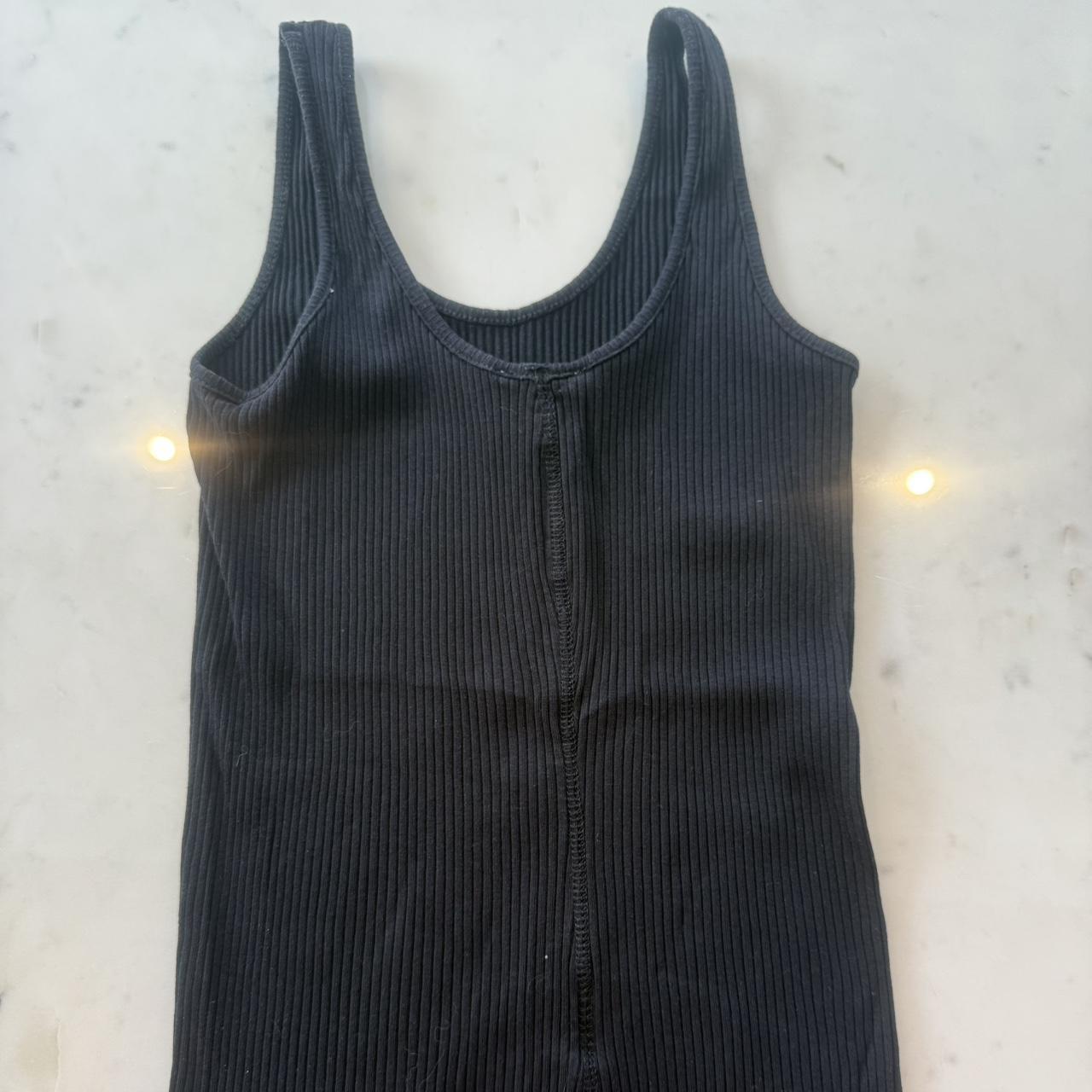Seed Black ribbed tank top #tanktop | Depop