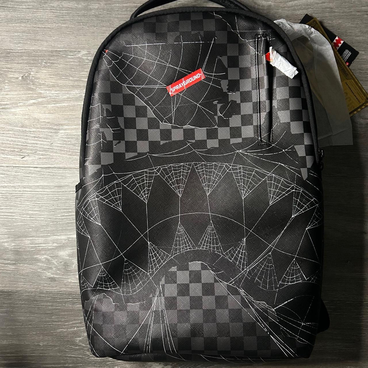 Black web spider sprayground bookbag Brand new | Depop