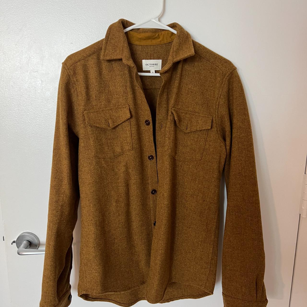 Mustard color jacket form Octobre. Purchased from... - Depop