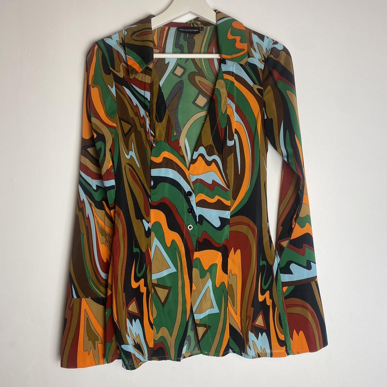 70’s inspired Top from Pretty Little Thing, Very... - Depop