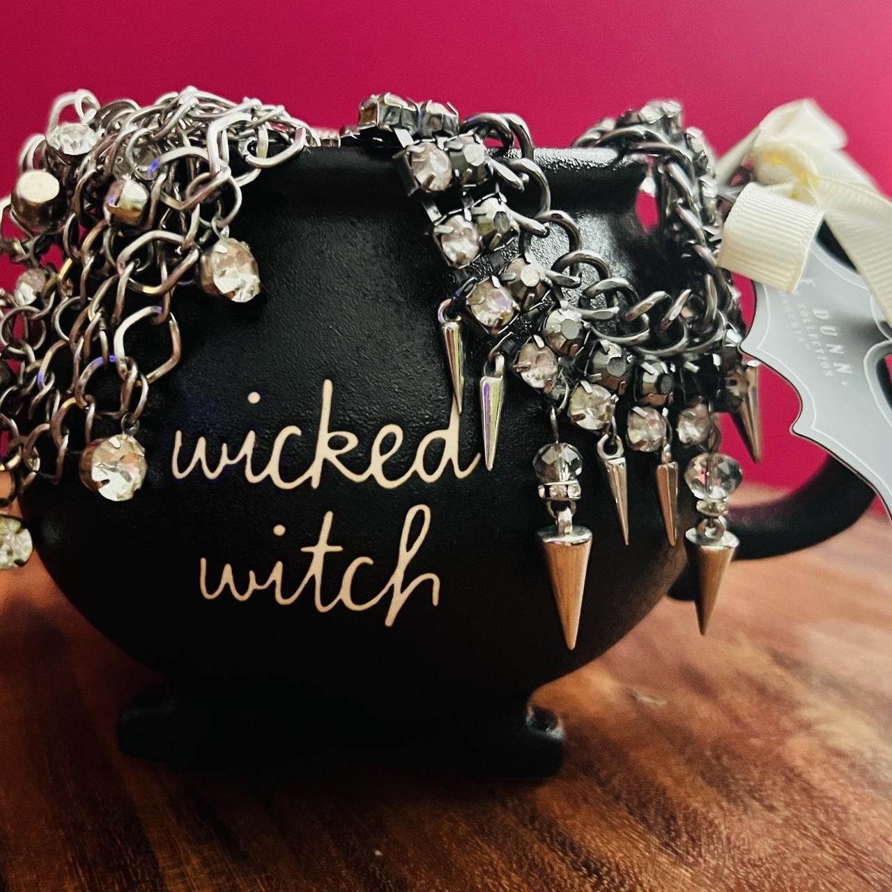🖤 Wicked Witch Jewelry Cauldron – Spiked Crystal... | Depop