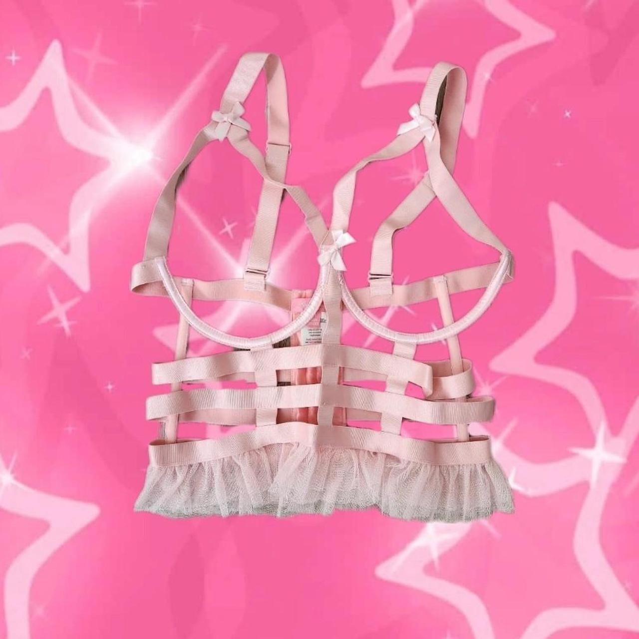 Dollskill x Sugar thrillz underbust corset top. Size... - Depop