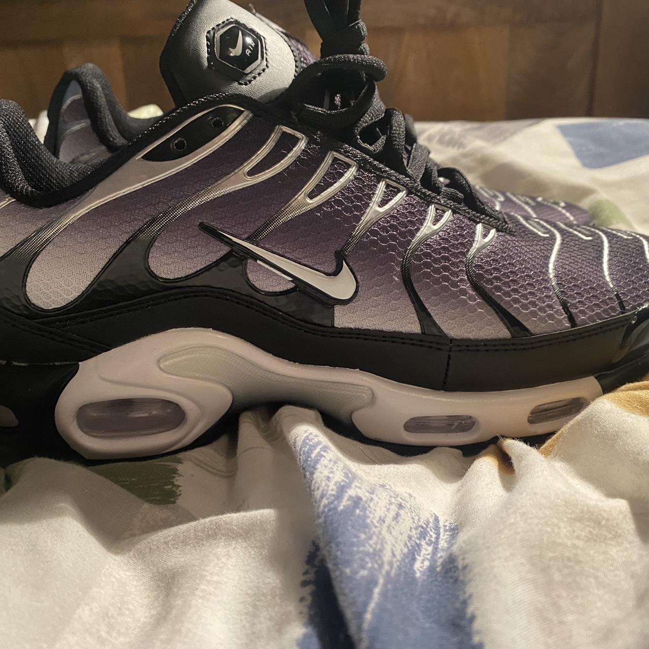 Grey white Nike tns Never worn No box Send... - Depop