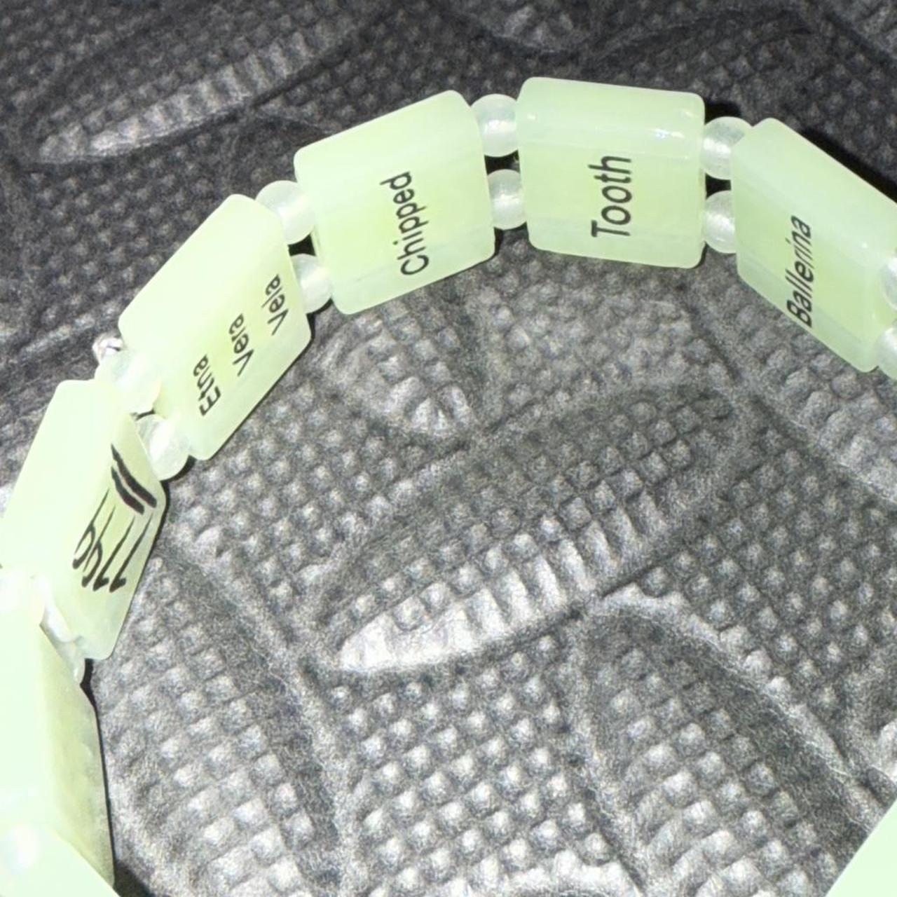 Authentic Bazo 1199 fakemink bracelet Color: glow... | Depop