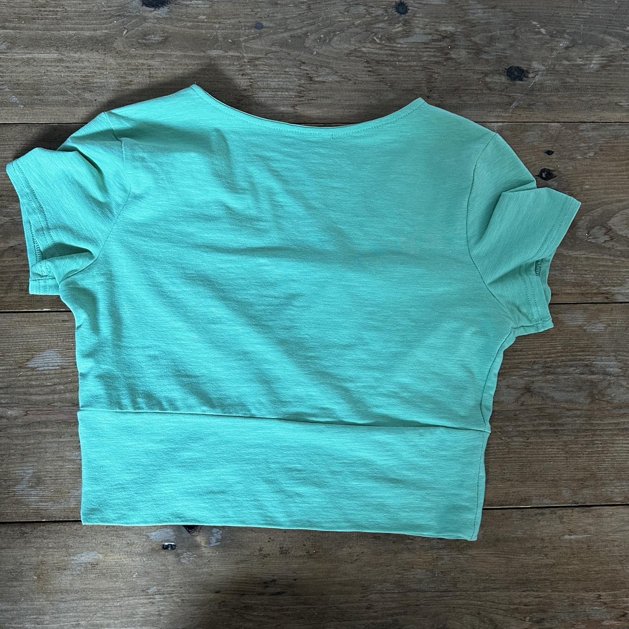 Monki cross over crop top - Depop
