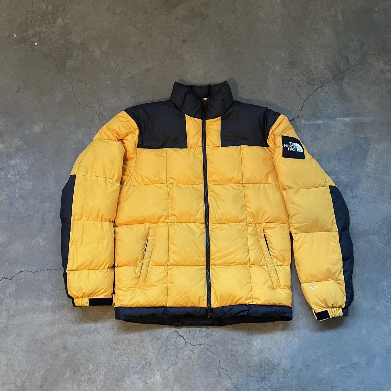 Yellow North Face 700 puffer Size xs fits like a small - Depop