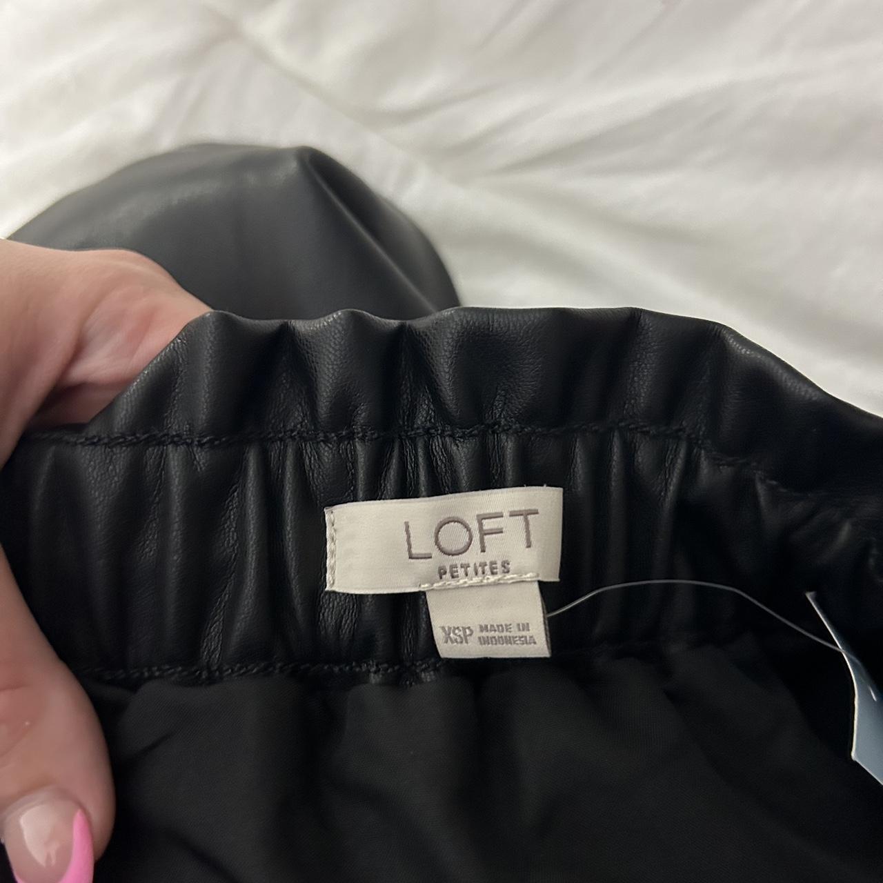 Loft Brand New Leather skirt Originally $80 Xs - Depop