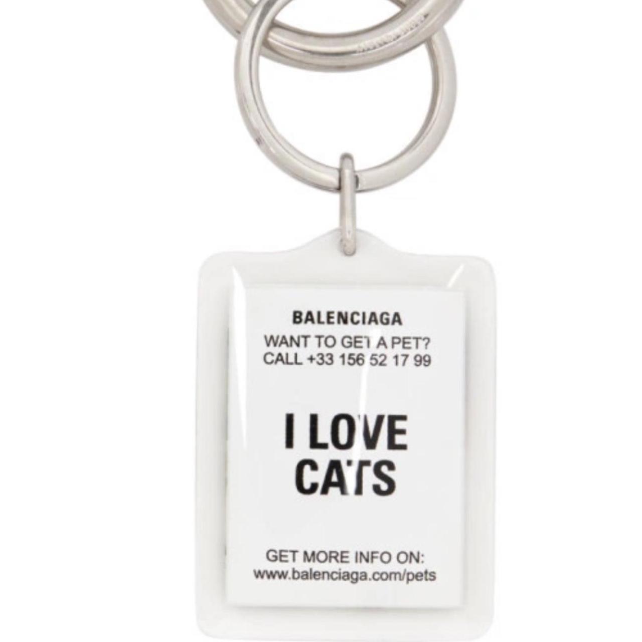 Major iso this I love cats balenciaga keychain. - Depop