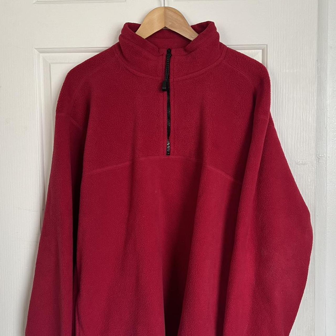 Red Prospirit half-zip sweater. Good condition,... - Depop