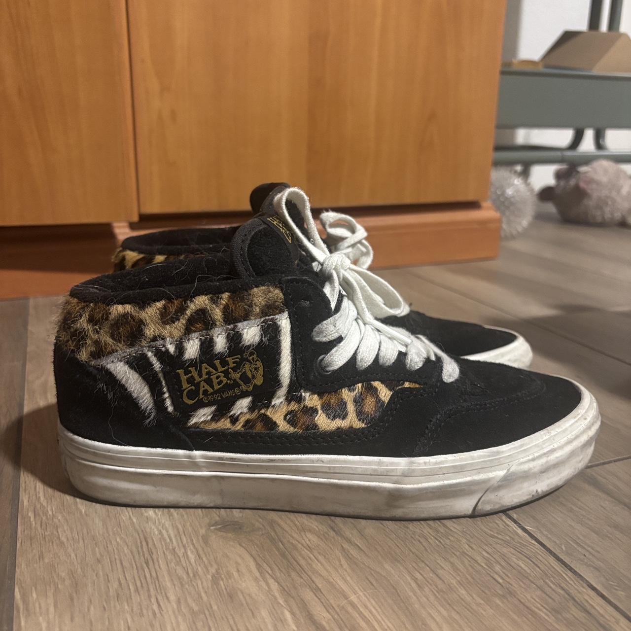 Animal print Vans Half Cab high top Fairly used,... - Depop