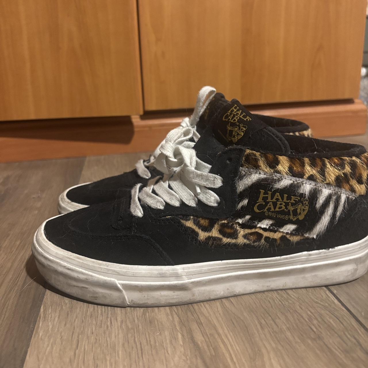 Animal print Vans Half Cab high top Fairly used,... - Depop