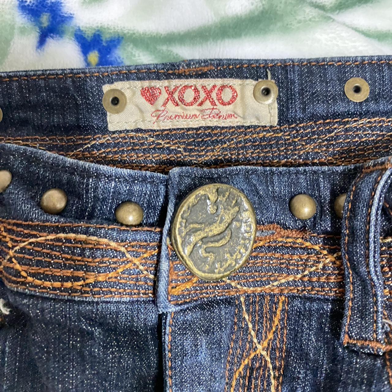 vintage mini skirt low rise size 1/2 xsmall. 14"... - Depop