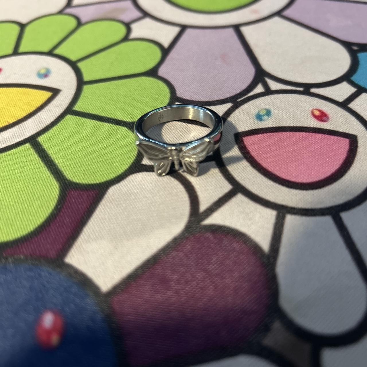 Hard Jewelry Size 9 Butterfly Ring - Depop
