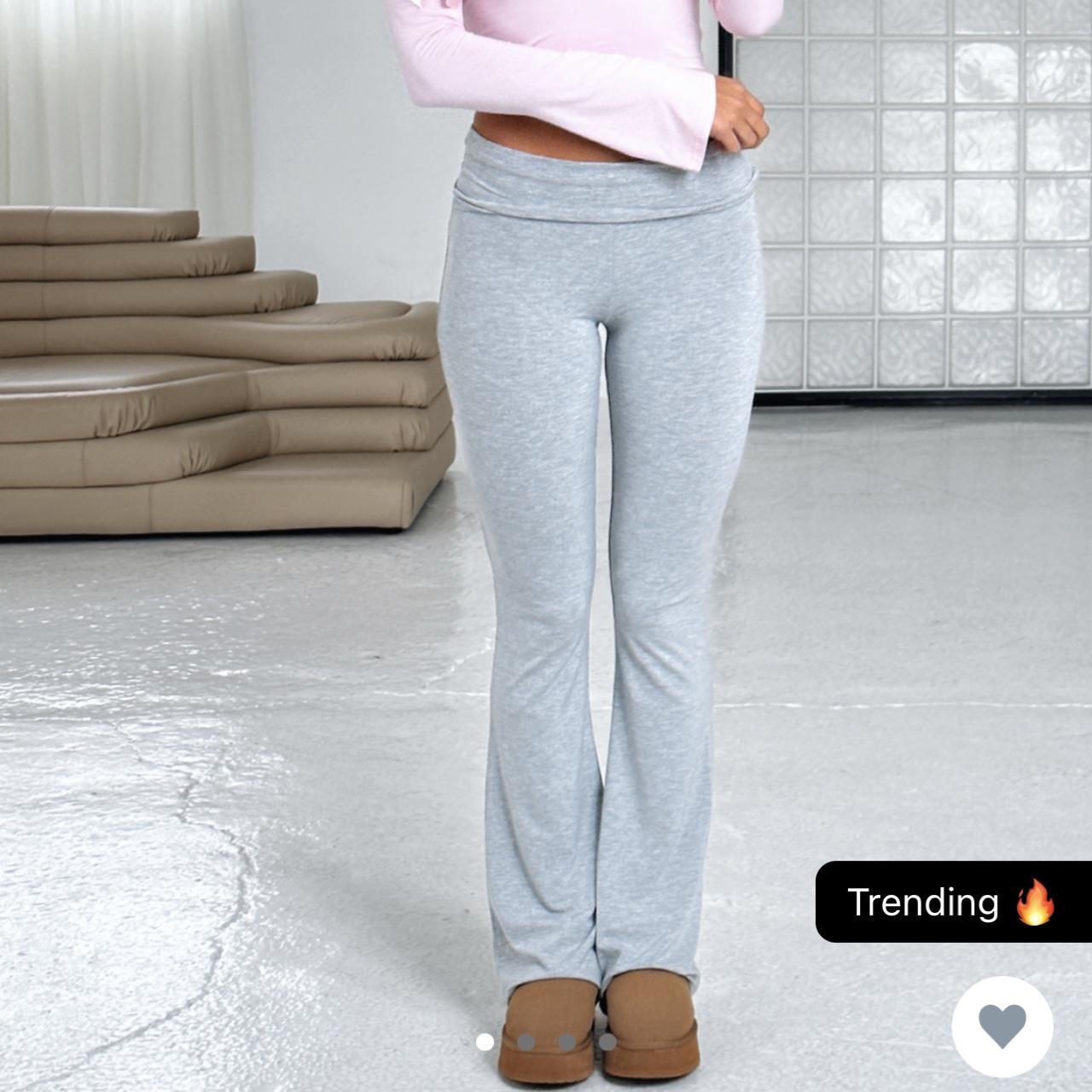 white fox matching lounge set long sleeve top and... - Depop