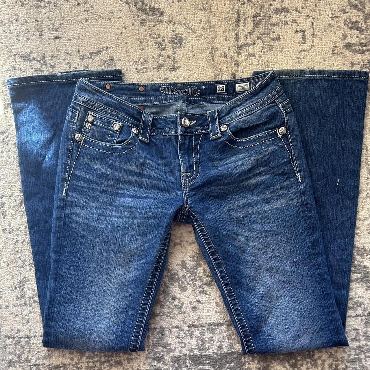 Low rise flared miss me jeans Super cute but I don’t... - Depop