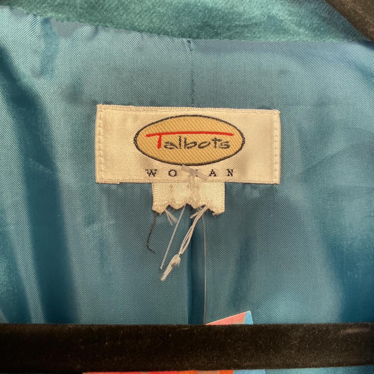 90s Talbots blue velvet blazer in great condition!... | Depop